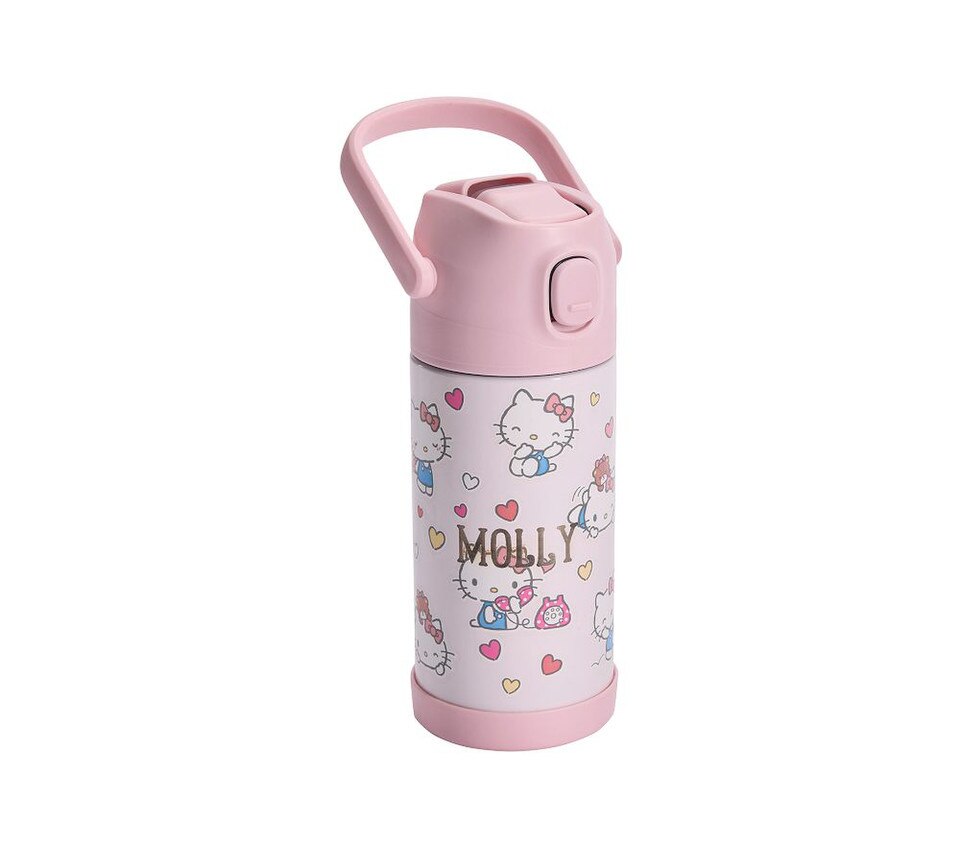 Mackenzie Hello Kitty® Hearts Glow-in-the-Dark Water Bottles | Pottery Barn Kids Australia